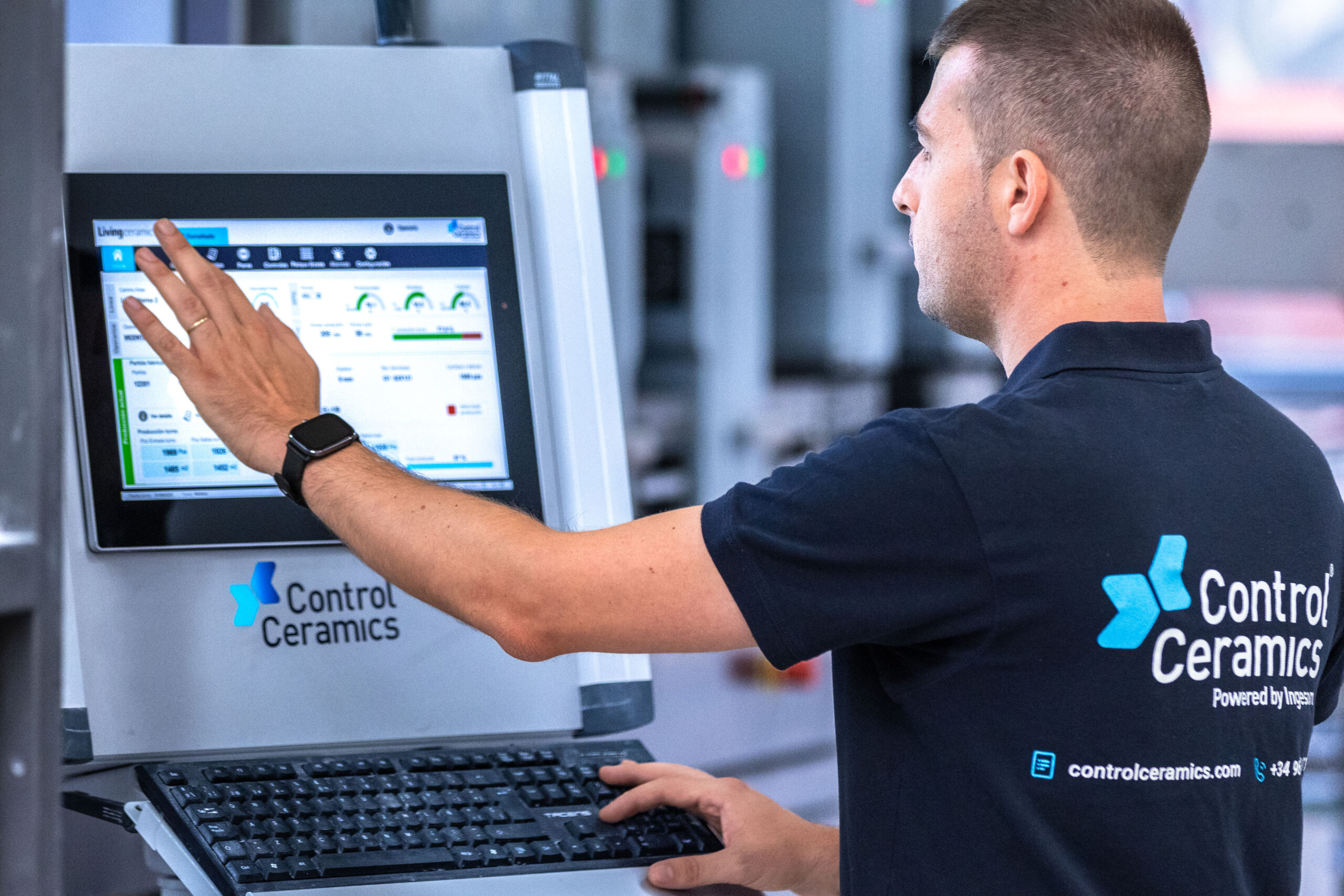 The only MES System specifically for the ceramic sector - Control Ceramics